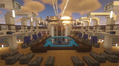 Ms Triumph A Custom Minecraft Cruise Ship Full Interior With