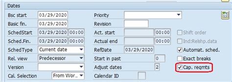 Solved Capacity Requirement In Maintenance Order Sap Community