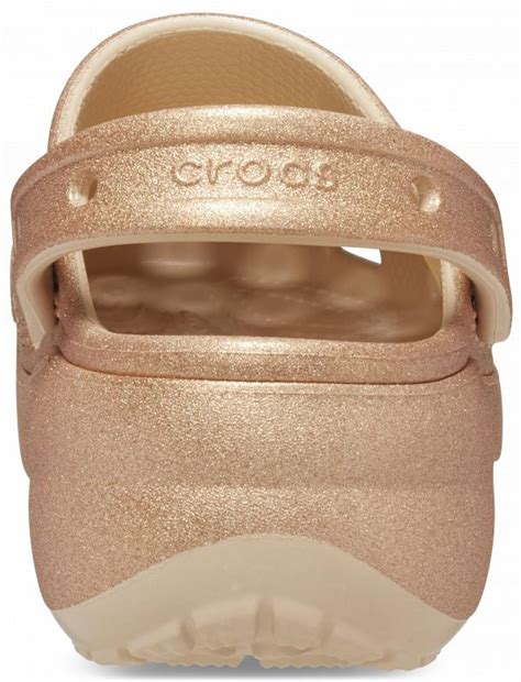 Womens Classic Platform Glitter Clog Crocs™
