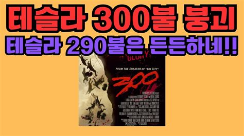 테슬라 300불 붕괴 그러나 290불은 든든하다 엔비디아 실적발표 잘 넘겼다 앱플로빈 폭락 쓰레기짓 내부자폭로