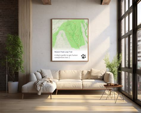 Unique Map Art Transform Your Favorite Trails Into Captivating Poster Art Custom Map For