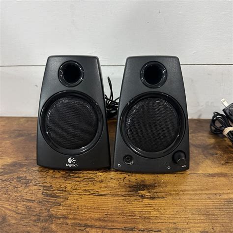 Used Logitech Z Wired Pc Speakers Black Really Nice Condition Ubb Threads
