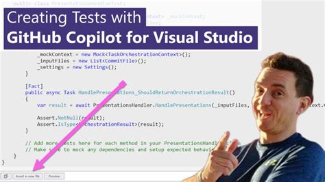 anthony bartolo on linkedin creating tests with github copilot for