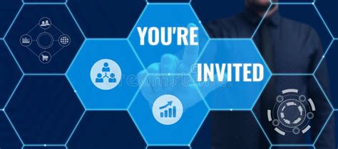 Text Caption Presenting You Re Invited Conceptual Photo Please Join Us In Our Celebration