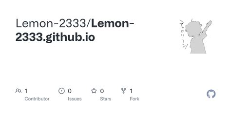 Github Lemon 2333lemon