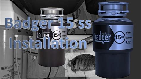 Badger 15ss Install How To Replace A Garbage Disposal Youtube