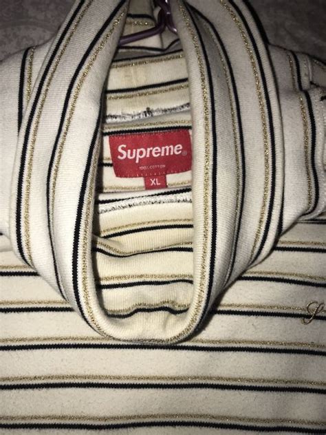 Supreme Striped Turtle Neck Grailed