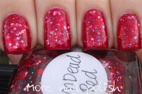 Lynnderella Undead Red ~ More Nail Polish