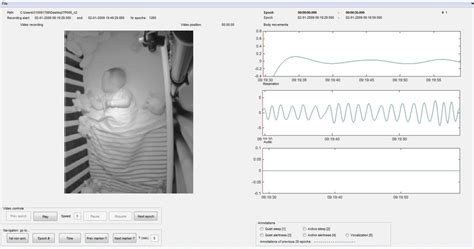 Screenshot Of A Custom Matlab Tool For Annotating Sleep Data Note That