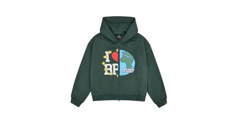 Broken Planet My Planet Zip Up Hoodie Emerald Green Broken Planet