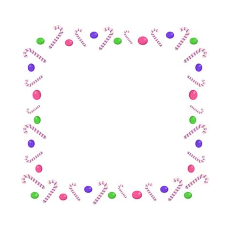 Download Colorful Candy Border Frames Online Creative Fabrica