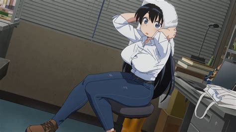 Arato Nagi Ruri No Houseki Animated Animated Gif Tagme Girl S Bag Black Hair