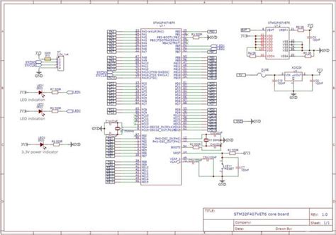 Stm32f103 Development Board Schematic