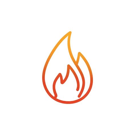 Fire Icon Vector Premium Ai Generated Vector