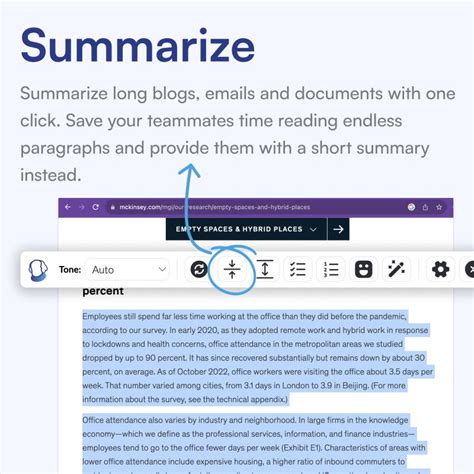 Shakespeare Ai Toolbar On Linkedin Our Most Popular Feature Summarize 😎 Select Any Text