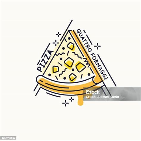 피자 그리기 신선한 맛있는 피자 한 조각 음식 사진이 있는 포스터 고르곤촐라에 대한 스톡 벡터 아트 및 기타 이미지