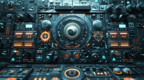 The Image Shows A Control Panel With A Lot Of Buttons Switches And