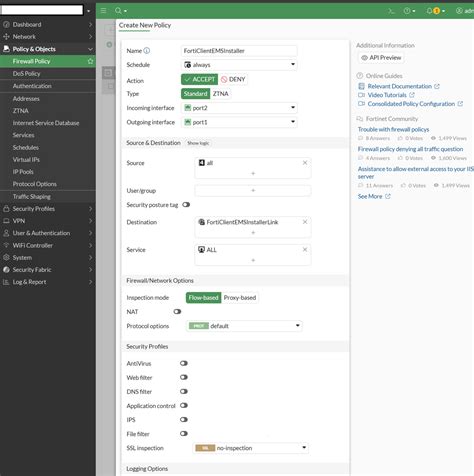 Technical Tip Allowing Forticlient Ems Installer Fortinet Community