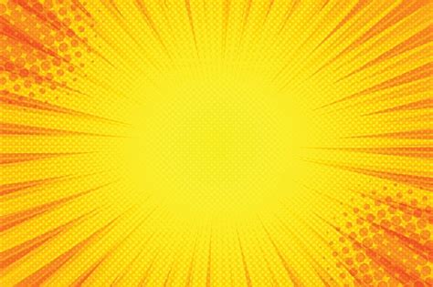 만화 스타일의 팝 아트 슈퍼 히어로에서 책의 노란색 배경 만화 슈퍼 히어로 텍스트 음성 거품 메시지에 대한 팝 아트 노란색 만화 책 만화 기포에 대한 스톡 벡터 아트 및