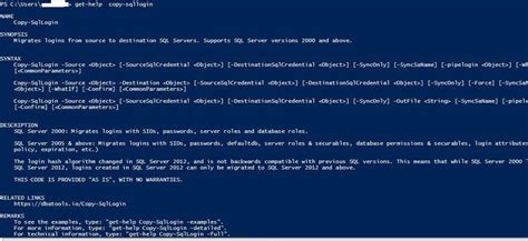 Migrate Sql Server Logins With Powershell