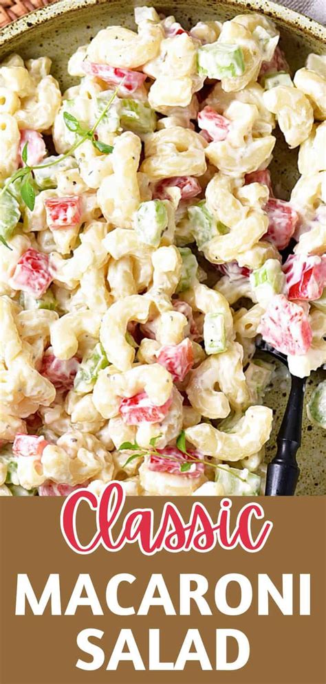Macaroni Salad Classic And Easy Vintage Kitchen Notes
