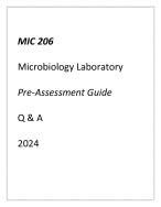 ASU MIC Microbiology Laboratory Pre Assessment Guide Q A DocMerit