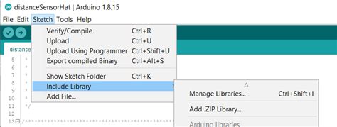 How To Install A Library In Arduino 18 Onwards Using Library Manager Tinker Tailor