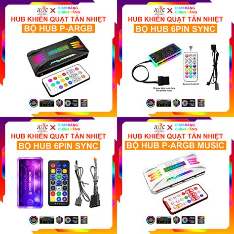 Coolmoon Fan Control Hub Set Rgb 6pin And Pwm Led 5v Argb Genuine Product Shopee Malaysia