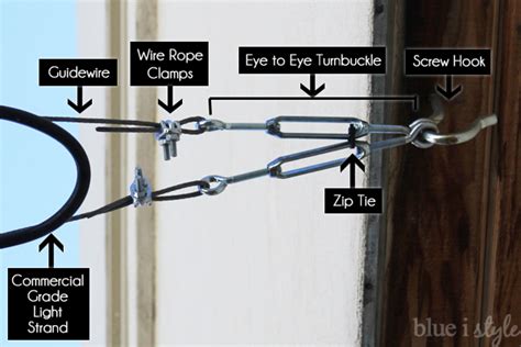 How To Hang Patio String Lights Blue I Style Creating An Organized Pretty Happy Home