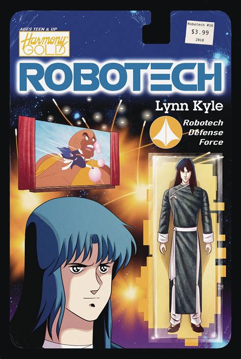 Robotech 16 Action Figure Cover Fresh Comics