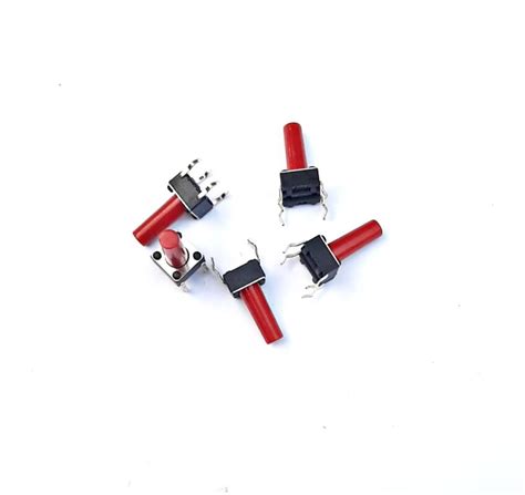 6 X 6 X 14mm Push Button Switch 20PCs ELCMART