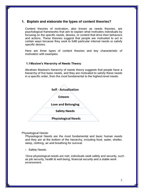 Assignment Organizational Behaviour Without Cover Page Pdf
