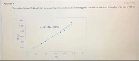 solved the relation between r c vs l m for an electrical