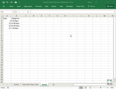 WikiExcel Stock Ageing Analysis Reports Using Excel