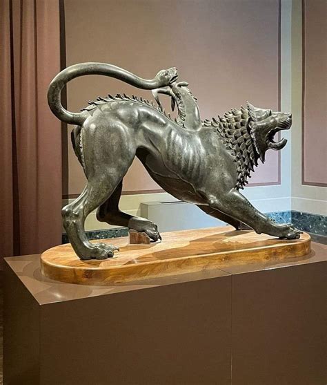 Lb The Chimera Of Arezzo Stands As One Of The Most Iconic Surviving