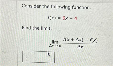 Solved Consider The Following Function F X X Find The Chegg Com