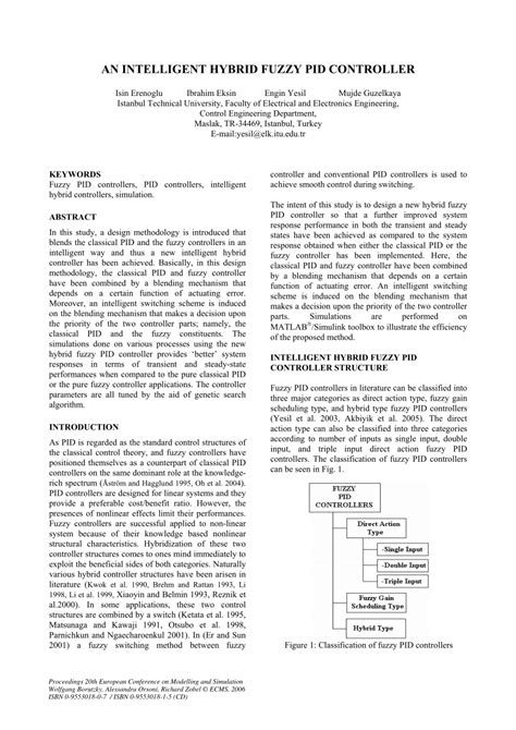 pdf an intelligent hybrid fuzzy pid controller
