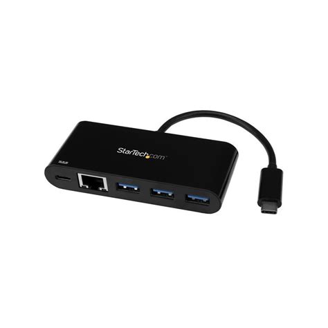 Startech Com Usb C To Ethernet Adapter With Port Usb Hub And Power Delivery Startech Com