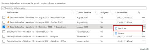 New Security Baseline Version November 2021 For Windows 10 11 In Microsoft Endpoint Manager