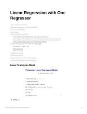 Understanding Linear Regression OLS Hypothesis Testing Fit Course Hero