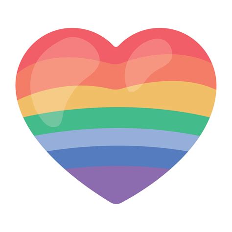 Lgbtiq Flag In Heart 14015517 Vector Art At Vecteezy