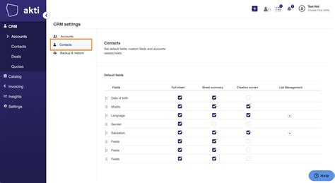 How Do I Edit Default Fields For Accountscontacts Unifiedpost