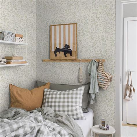 Emil By Boråstapeter Green Wallpaper Wallpaper Direct Green