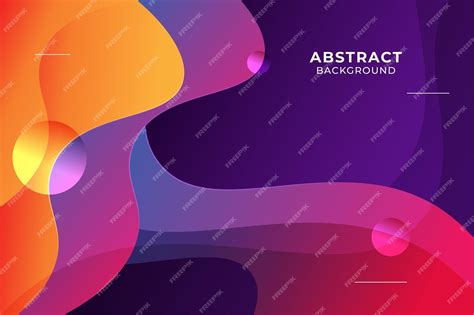 Premium Vector Colorful Dynamic Wave Abstract Background