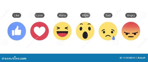 facebook like button and empathetic emoji reactions editorial stock image image of hand icon