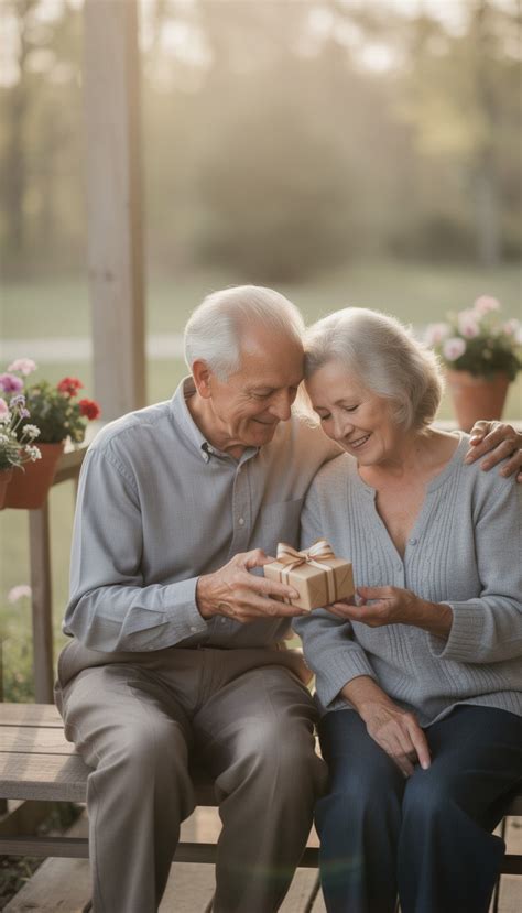 Free Lifetime Love Celebrated Image Elderly Couple Senior