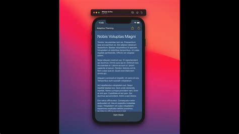 Adaptive Theming With Swiftui Youtube