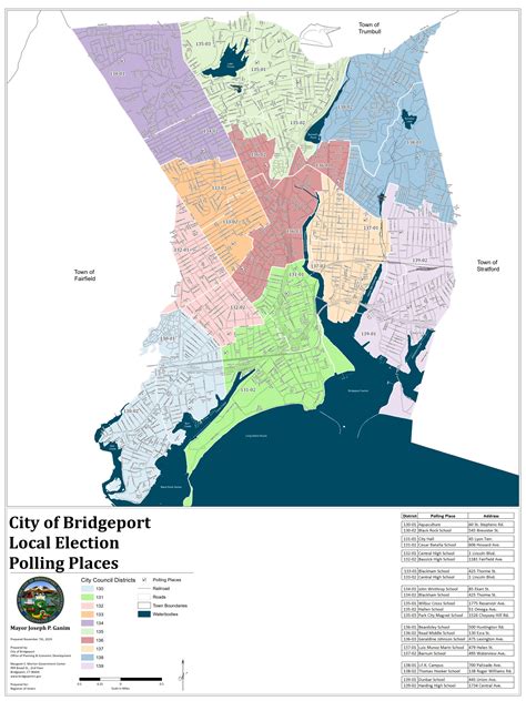 Map Of Bridgeport Connecticut Streets And Neighborhoods