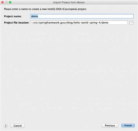 Hello World With Spring 4 Spring Framework Guru