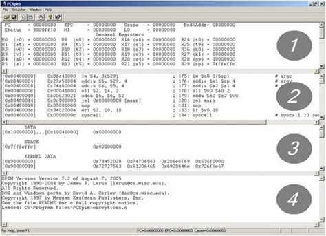 Pcspim Tutorial Getting Started With Mips Instructions Set Simulator